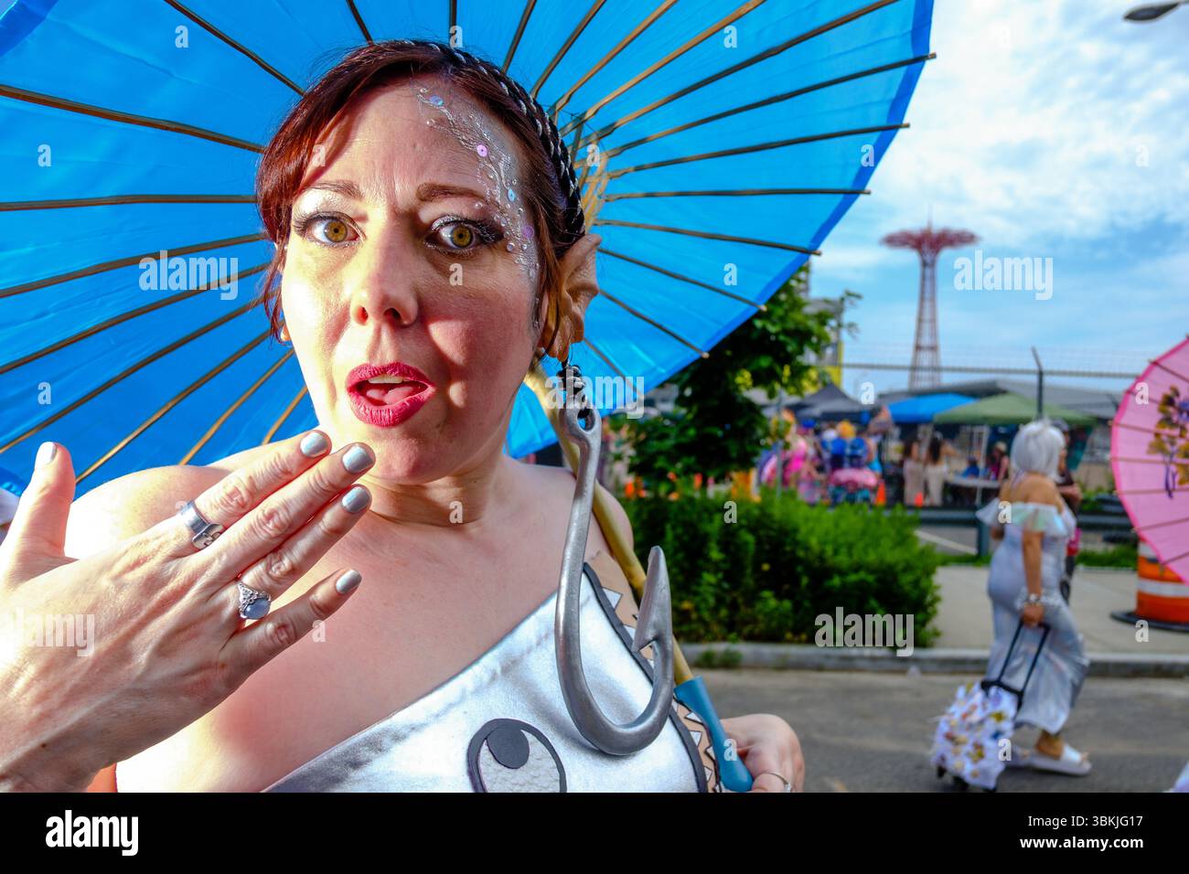 Brooklyn, NY, USA – 21 June 2025. The annual Coney Island Mermaid ...