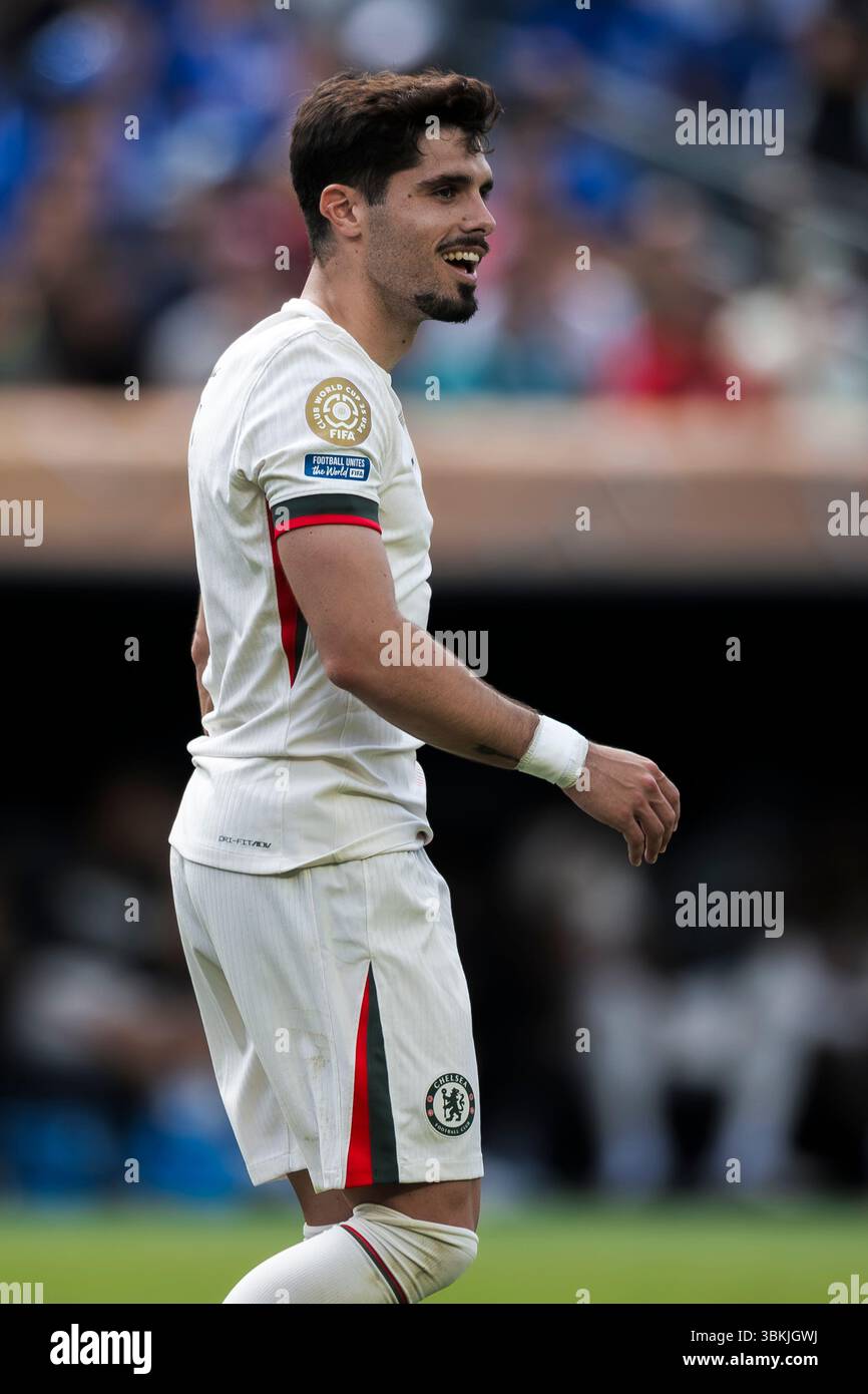 Pedro Neto of Chelsea FC reacts during the FIFA Club World Cup football ...