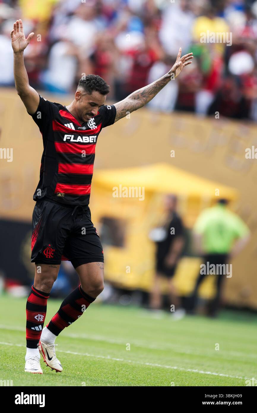 Danilo of CR Flamengo celebrates after scoring a goal during the FIFA ...