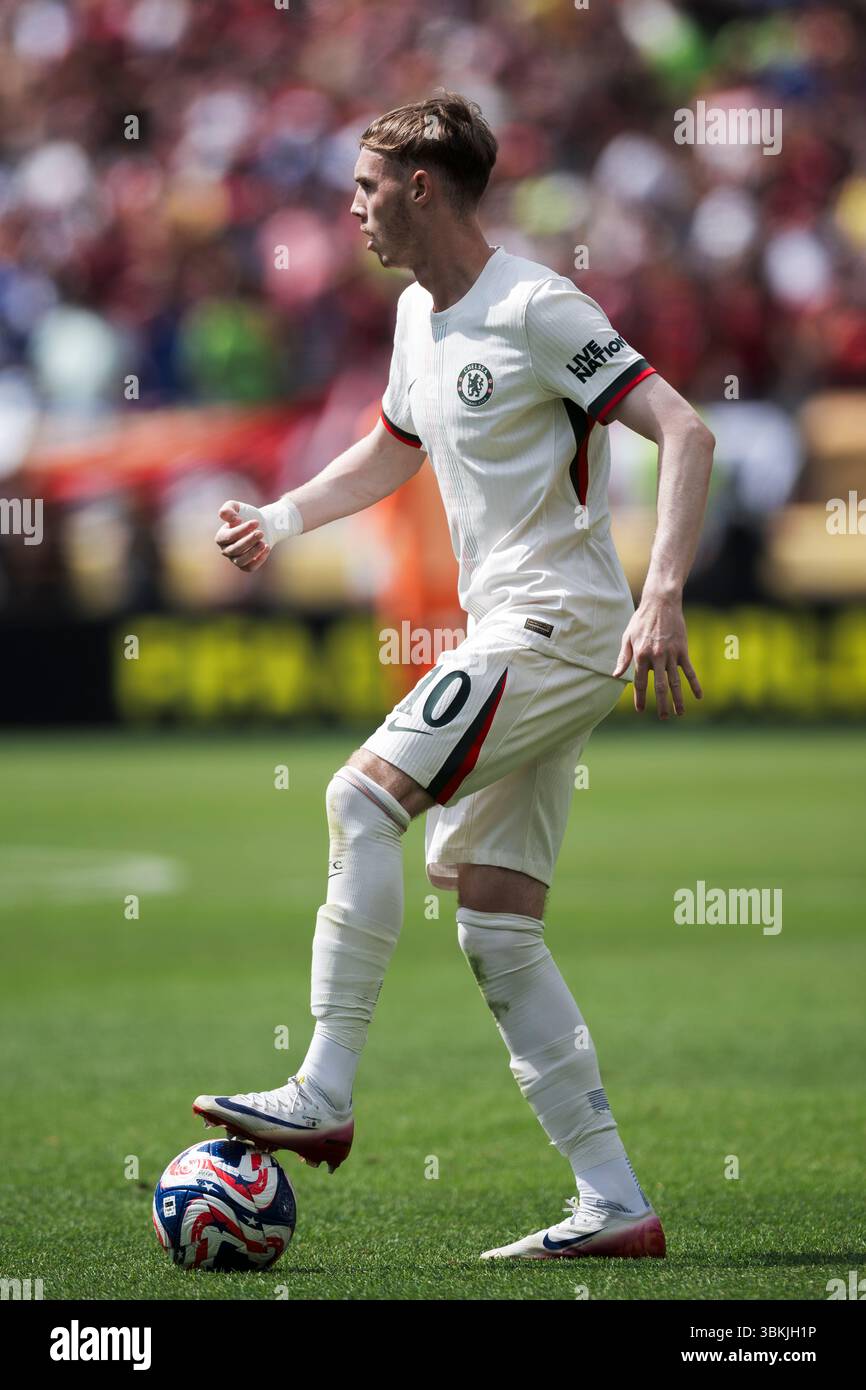 Cole Palmer of Chelsea FC in action during the FIFA Club World Cup ...