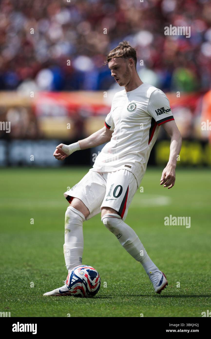 Cole Palmer of Chelsea FC in action during the FIFA Club World Cup ...