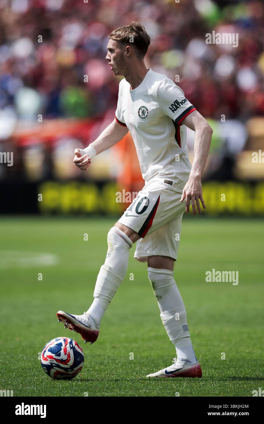 Cole Palmer of Chelsea FC in action during the FIFA Club World Cup ...