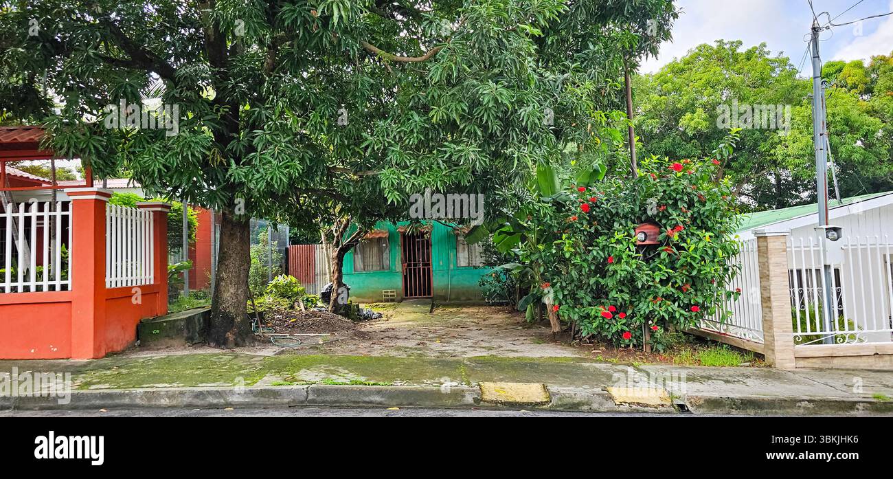 BAGACES, GUANACASTE PROVINCE, COSTA RICA: Street scenes show the ...