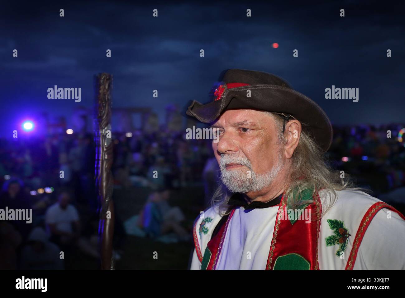 June 21, 2025, Salisbury, England, UK: Neo Druid leader Arthur ...