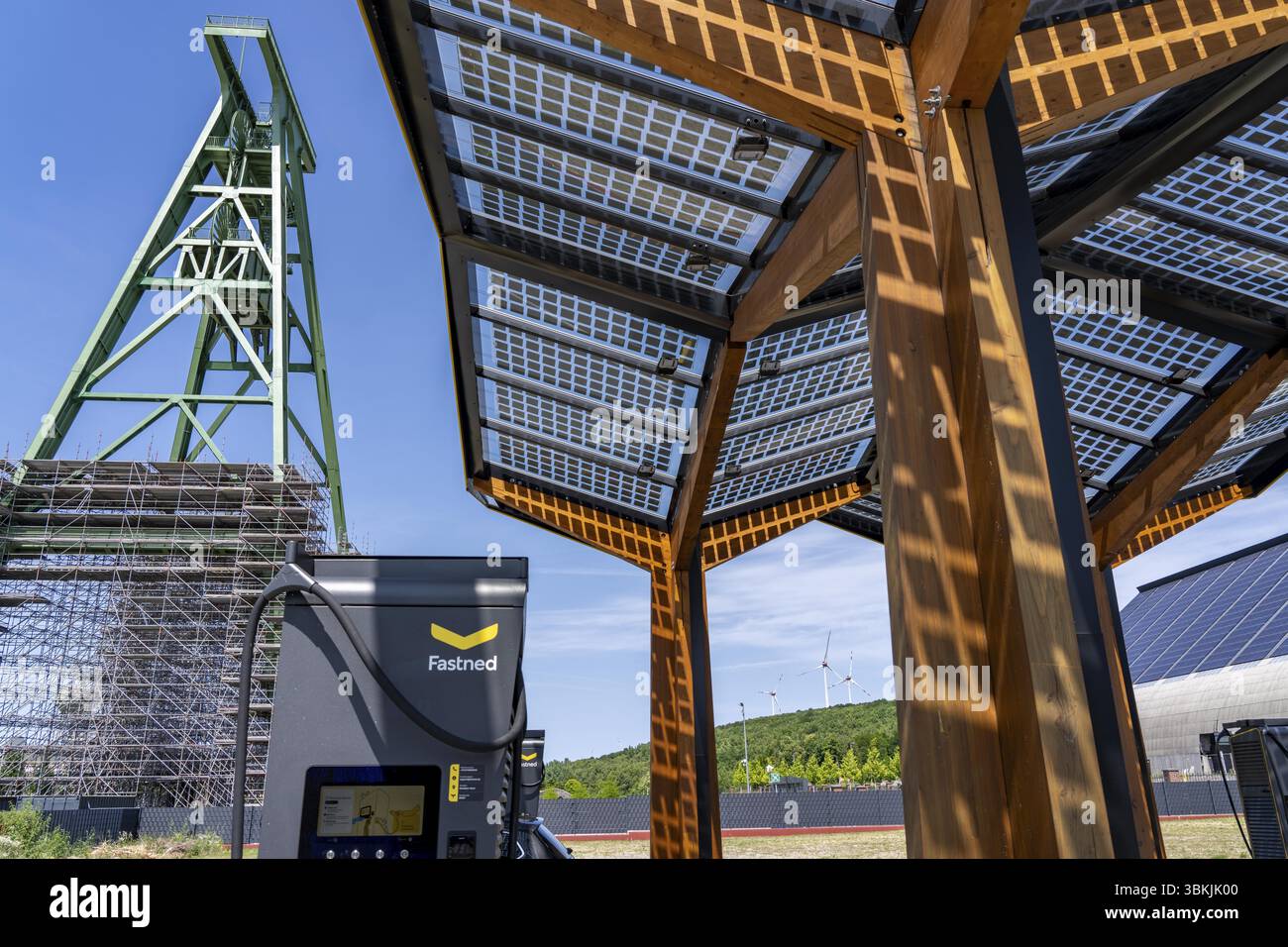 Electric filling station on the site of the former Lohberg colliery in ...