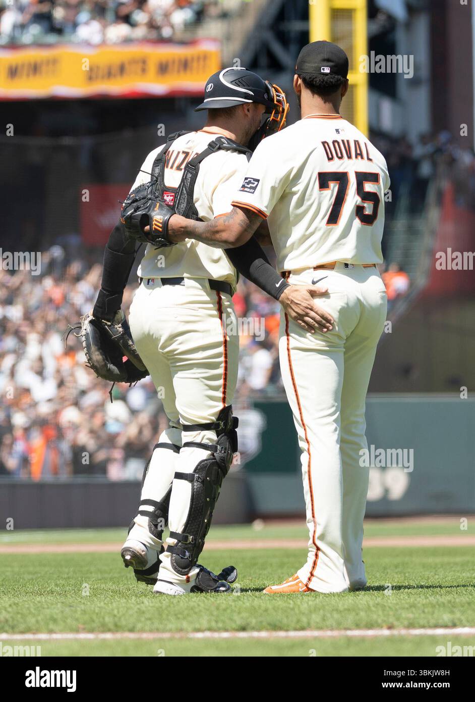 June 21 2025 San Francisco CA, U.S.A. San Francisco pitcher Camilo ...