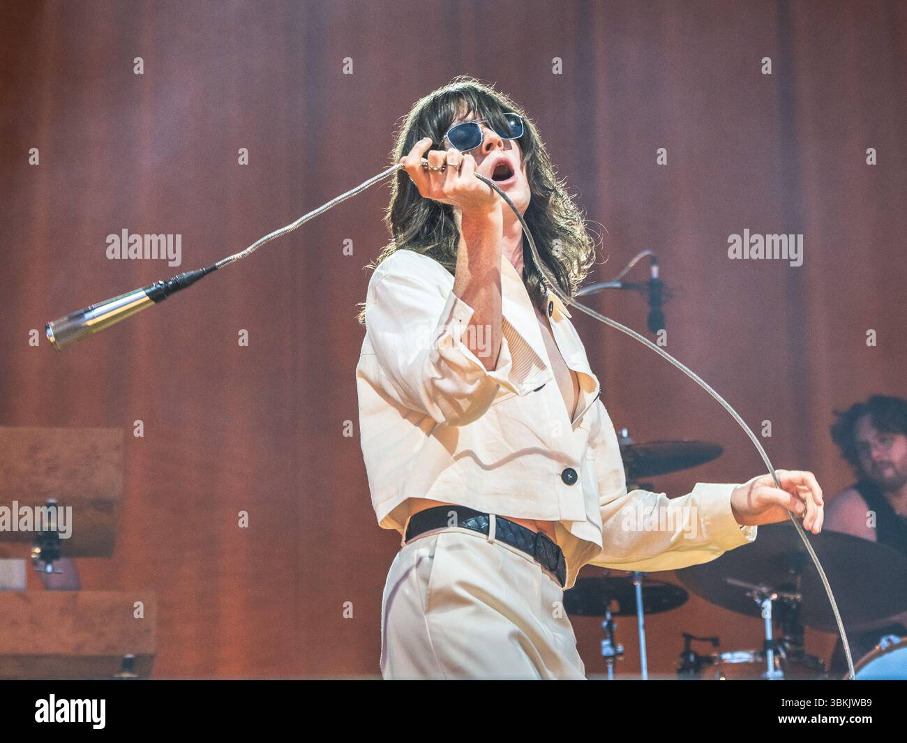 Delamere, Cheshire, UK. 21st June 2025. Blossoms, Tom Ogden, Charlie ...