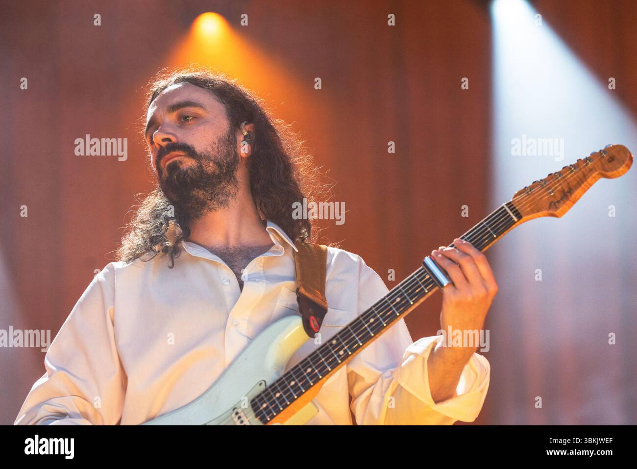 Delamere, Cheshire, UK. 21st June 2025. Blossoms, Tom Ogden, Charlie ...