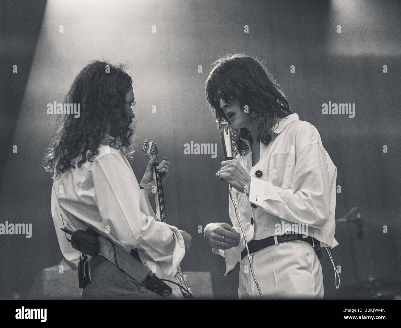 Delamere, Cheshire, UK. 21st June 2025. Blossoms, Tom Ogden, Charlie ...