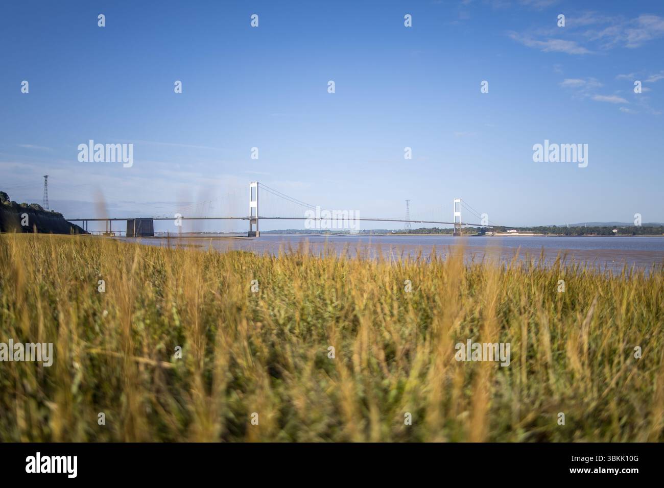 Severn Bridge, First Severn Bridge, Linking Wales and England, UK Stock ...