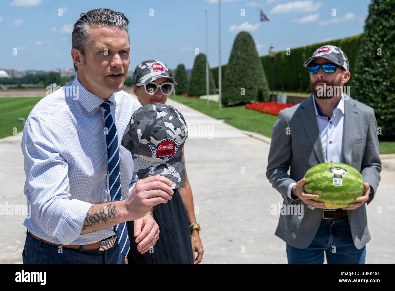 Secretary of Defense Pete Hegseth hosts NASCAR Coca-Cola 600 Winner ...