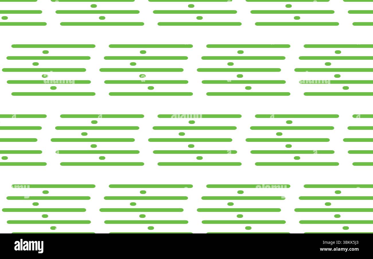 Light Green Minimal Seamless Vector Pattern with Stripes and Dashes for ...