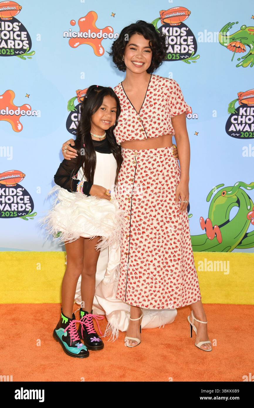 Santa Monica, Ca. 21st June, 2025. Maia Kealoha and Auli'i Cravalho at ...