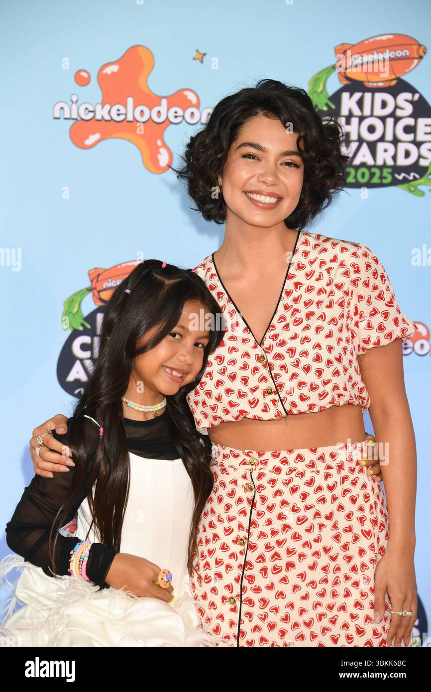 Santa Monica, Ca. 21st June, 2025. Maia Kealoha and Auli'i Cravalho at ...