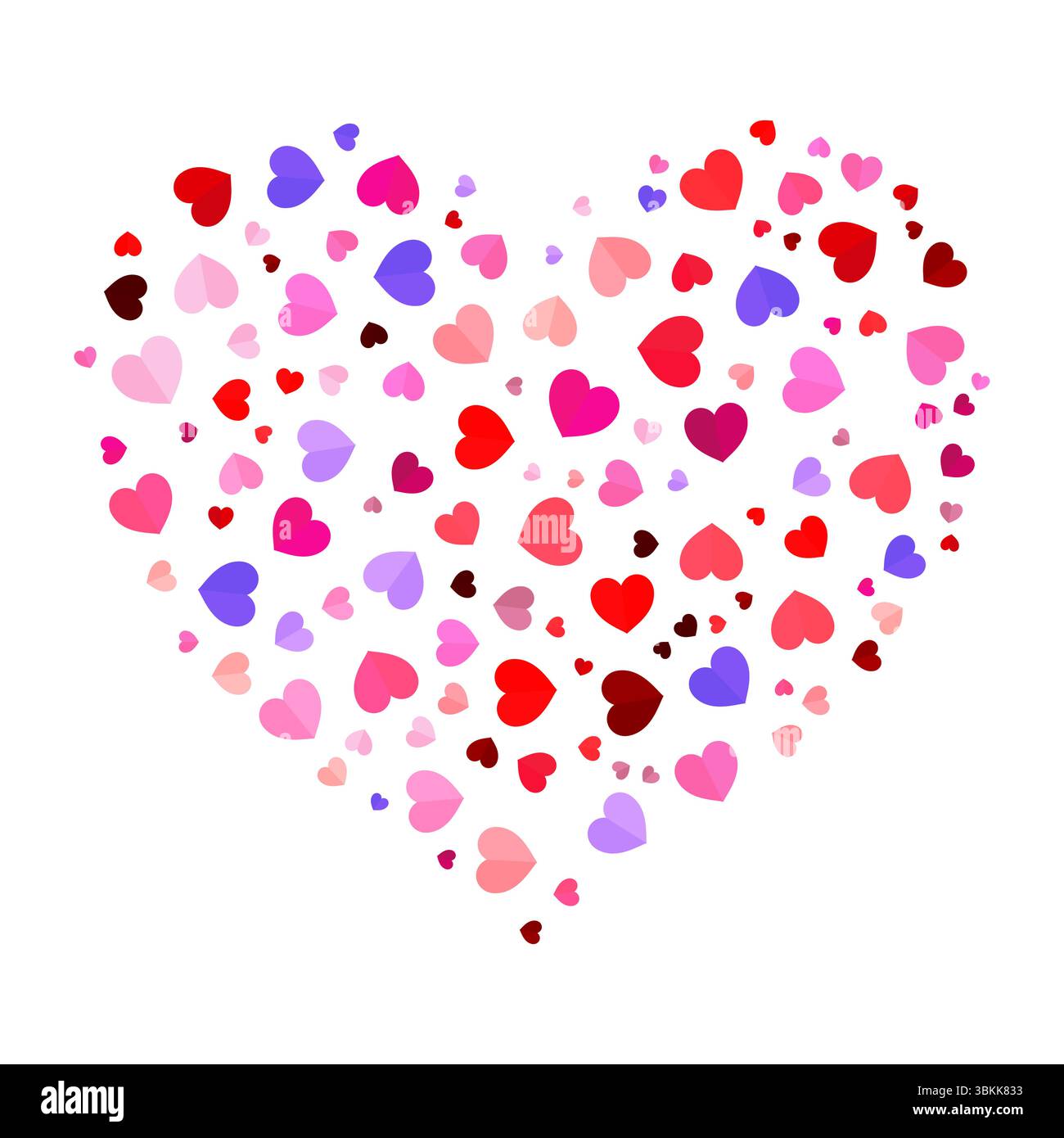 heart pattern shaped a big heart design vector illustration Stock ...
