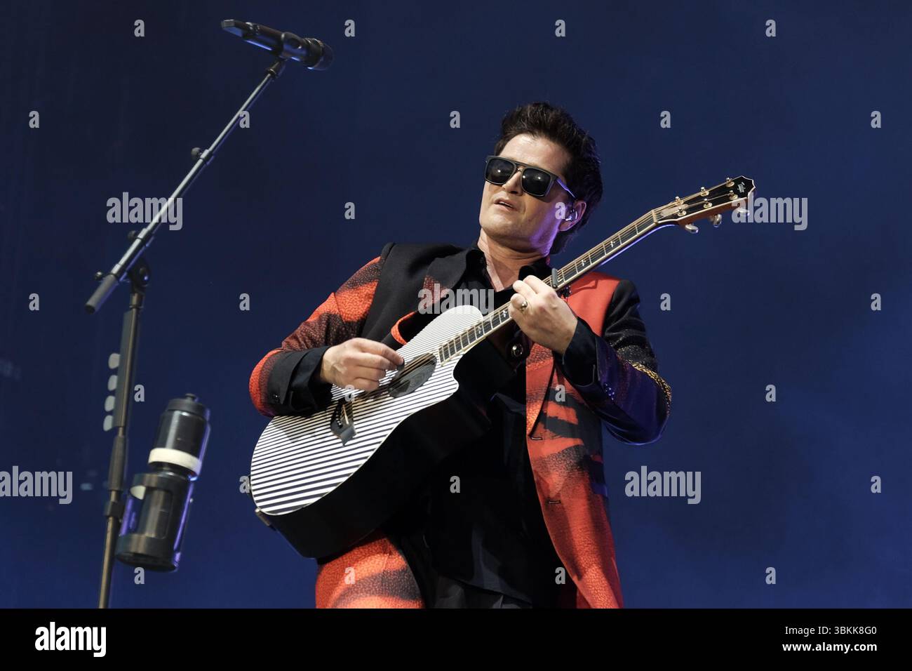 Newport, UK. 21st June, 2025. Danny O'Donoghue lead vocalist, guitarist ...