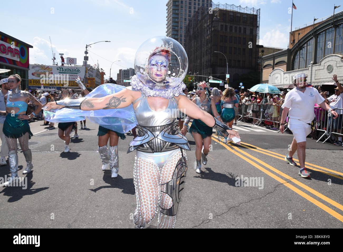 June 22, 2025, %G: (new) the new york city 2025 coney island mermaid ...
