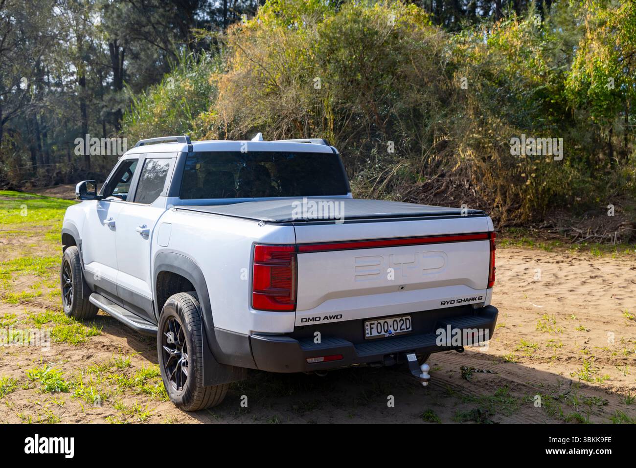 2025 model BYD Shark 6 plug in hybrid ute utility vehicle parked in the ...