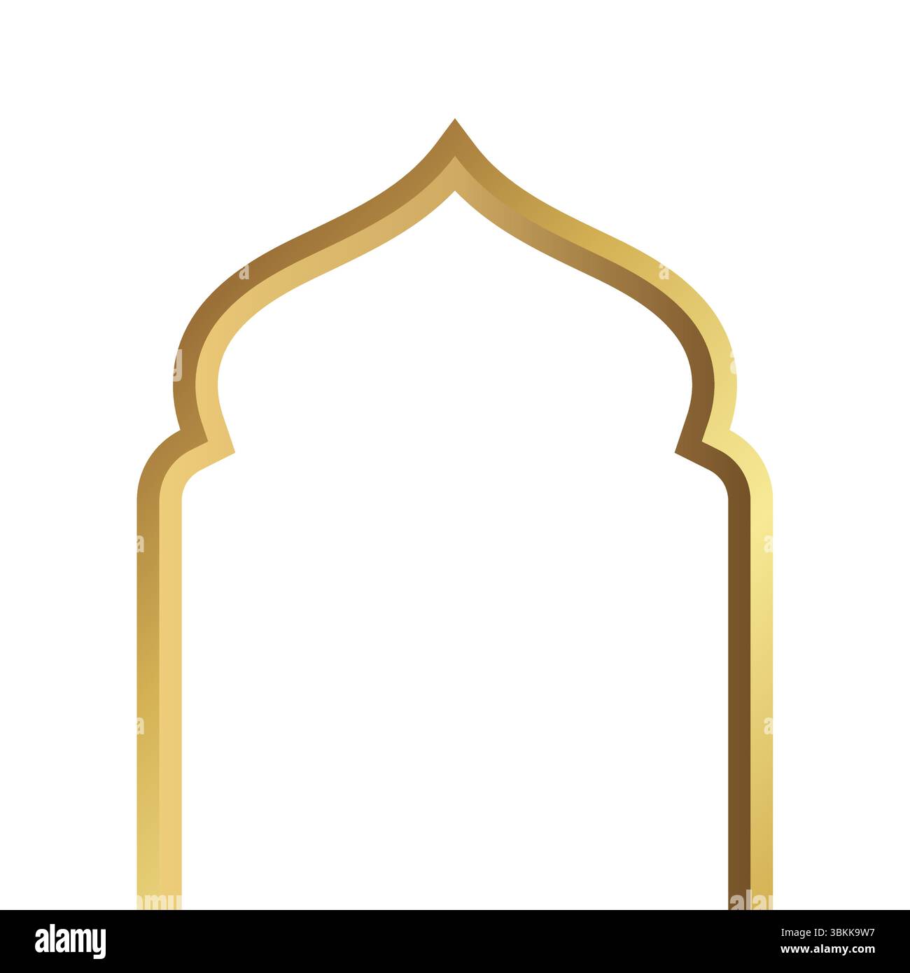 Mosque door golden Cut Out Stock Images & Pictures - Alamy