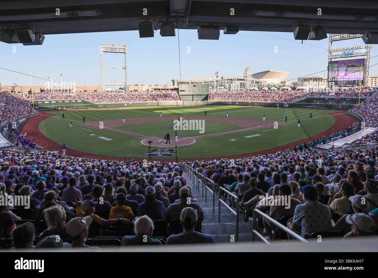 Omaha, NE, USA. 21st June, 2025. A wide shot of the stadium during Game ...