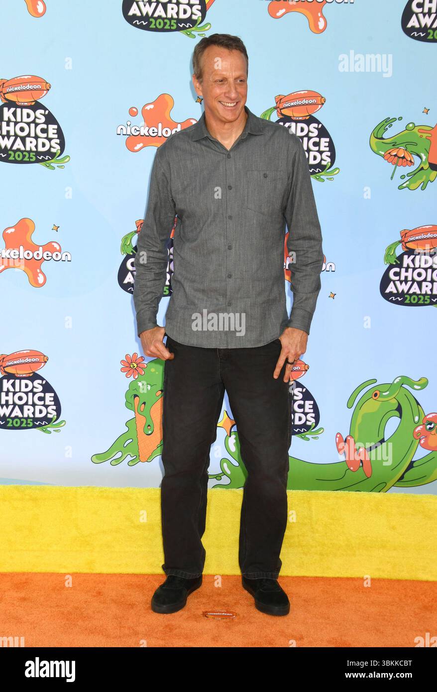 Santa Monica, Ca. 21st June, 2025. Tony Hawk at the 2025 Nickelodeon ...