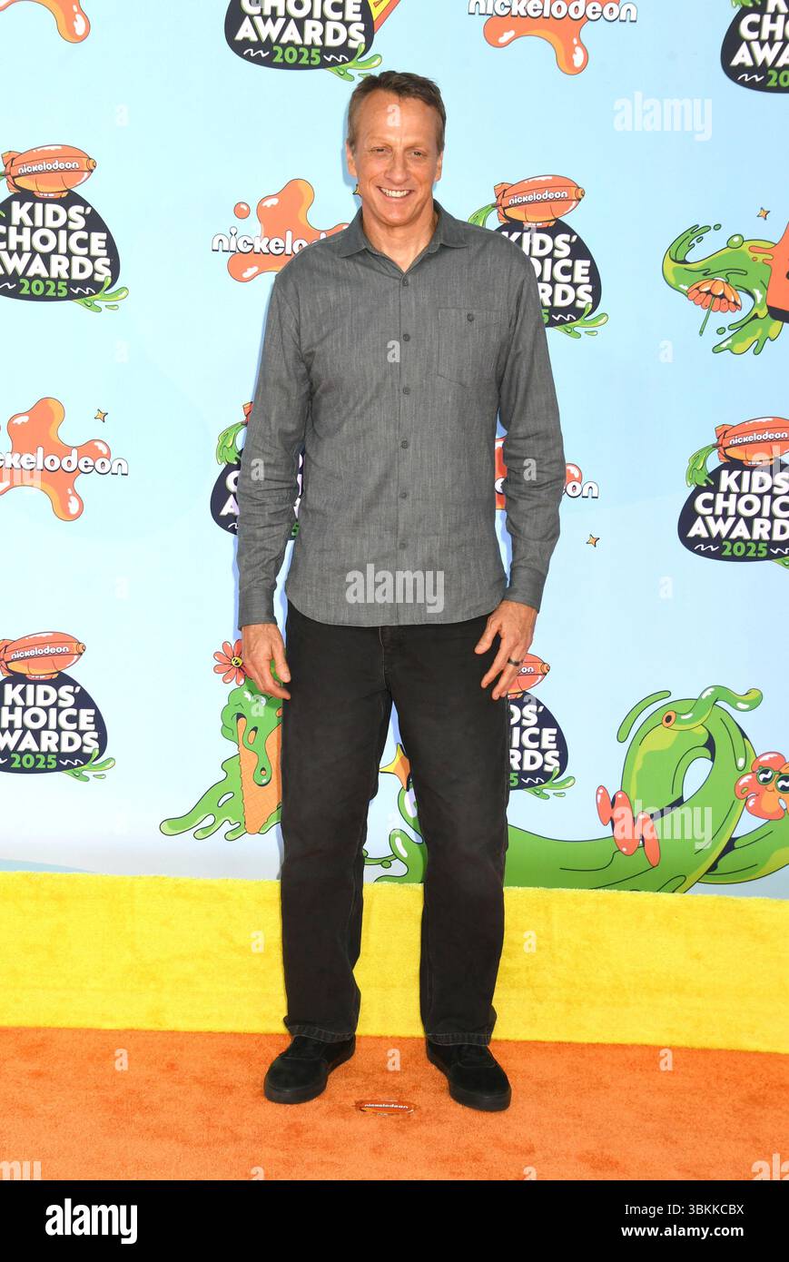 Santa Monica, Ca. 21st June, 2025. Tony Hawk at the 2025 Nickelodeon ...