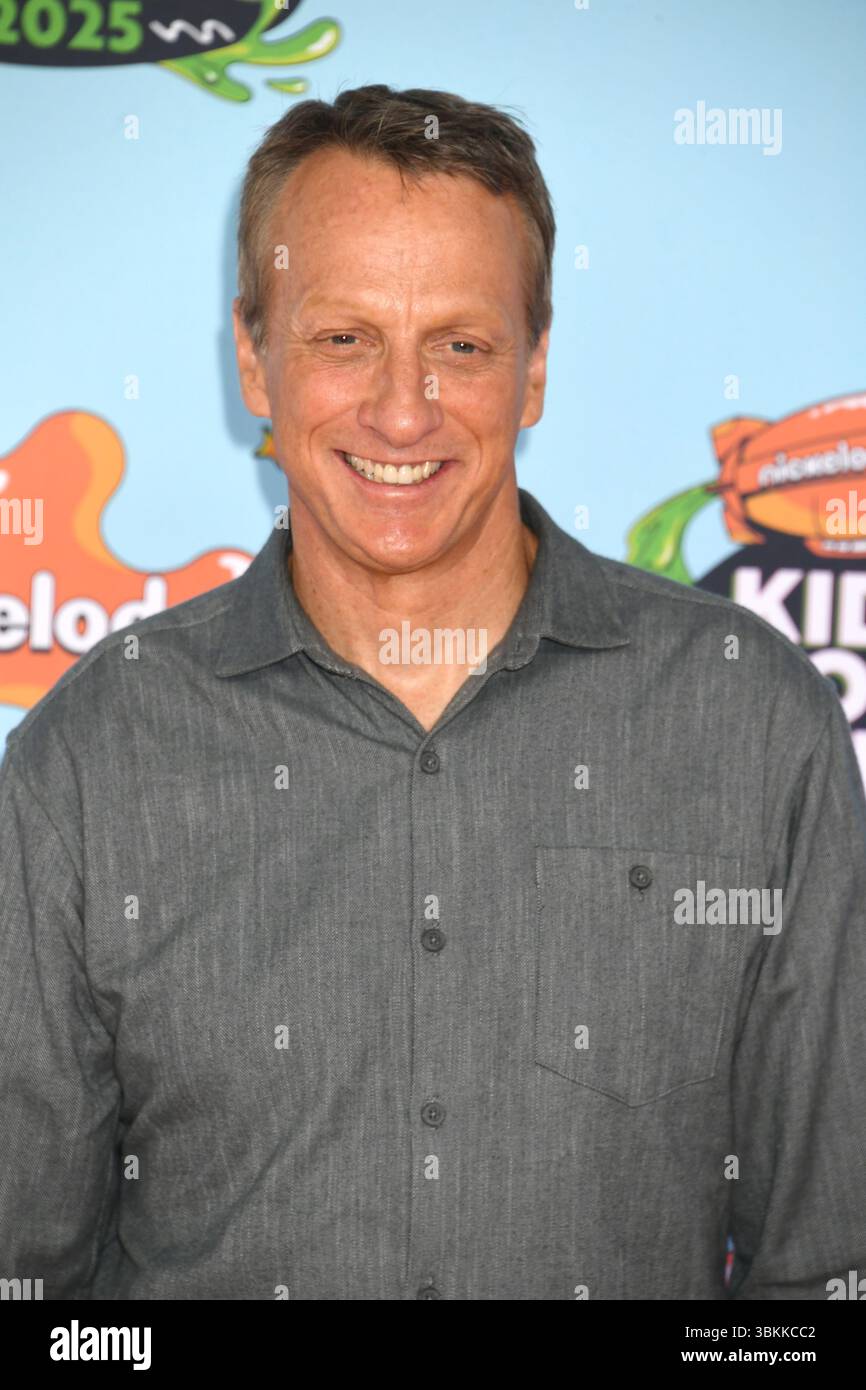 Santa Monica, Ca. 21st June, 2025. Tony Hawk at the 2025 Nickelodeon ...
