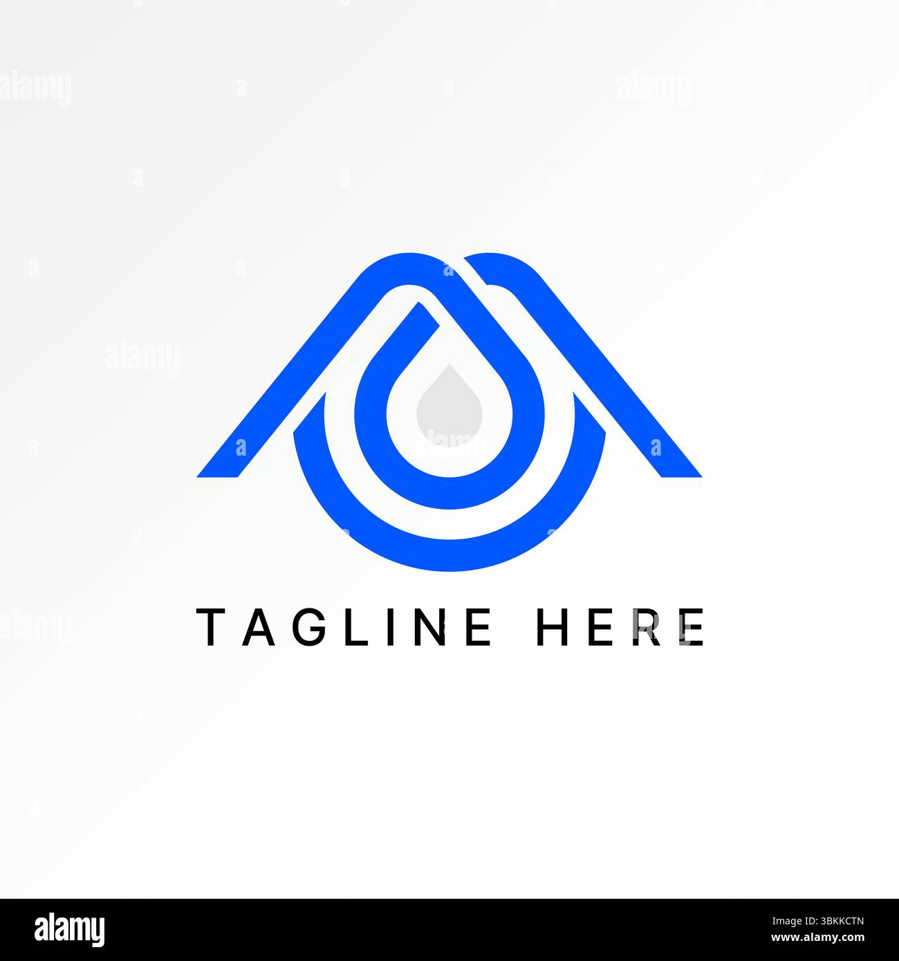 Fluid logo branding Stock Vector Images - Alamy