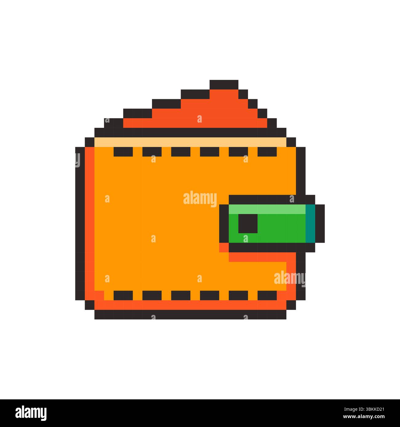 Pixel art wallet design Stock Vector Image & Art - Alamy