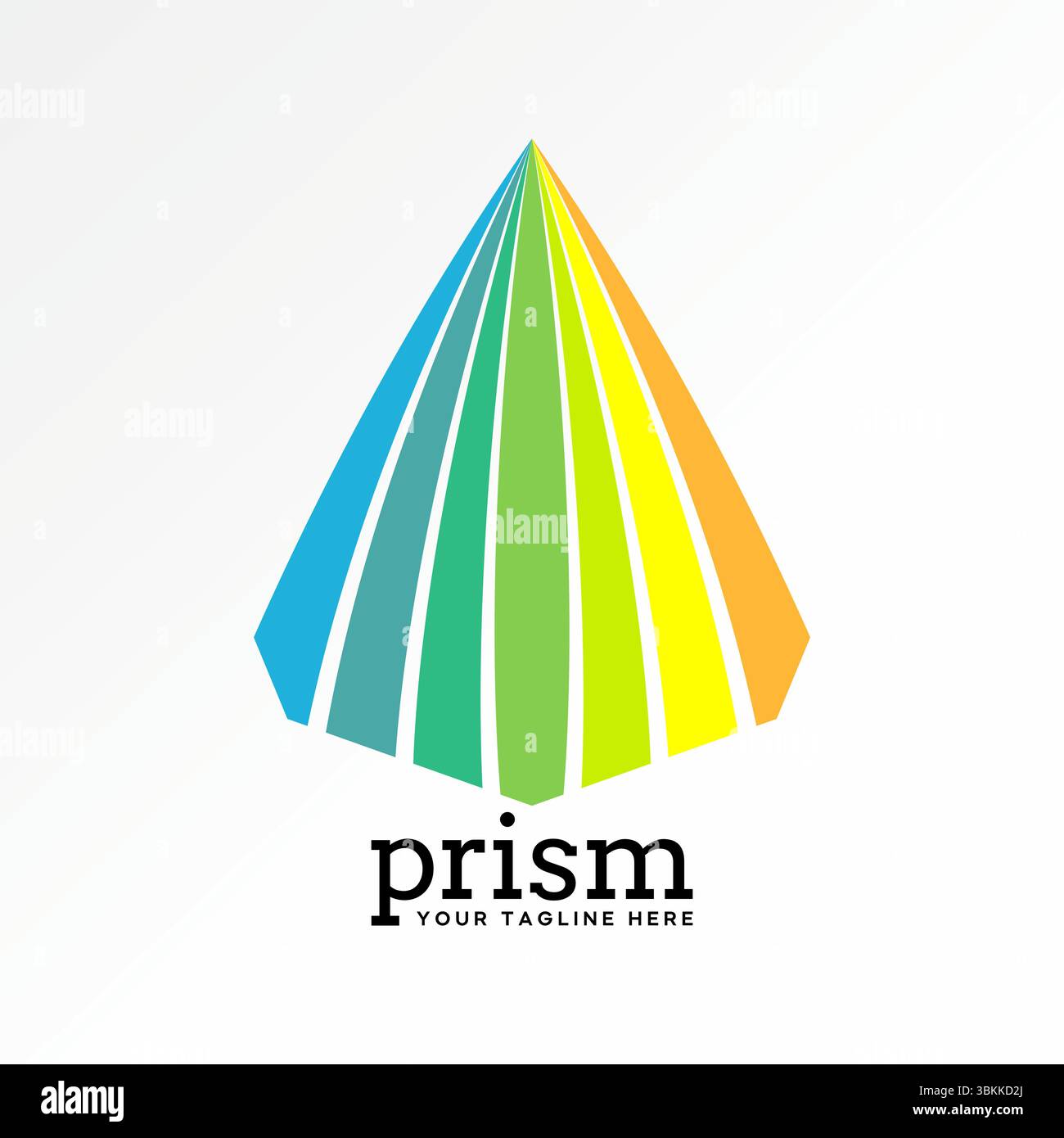 Diamond light rainbow prism Stock Vector Images - Alamy