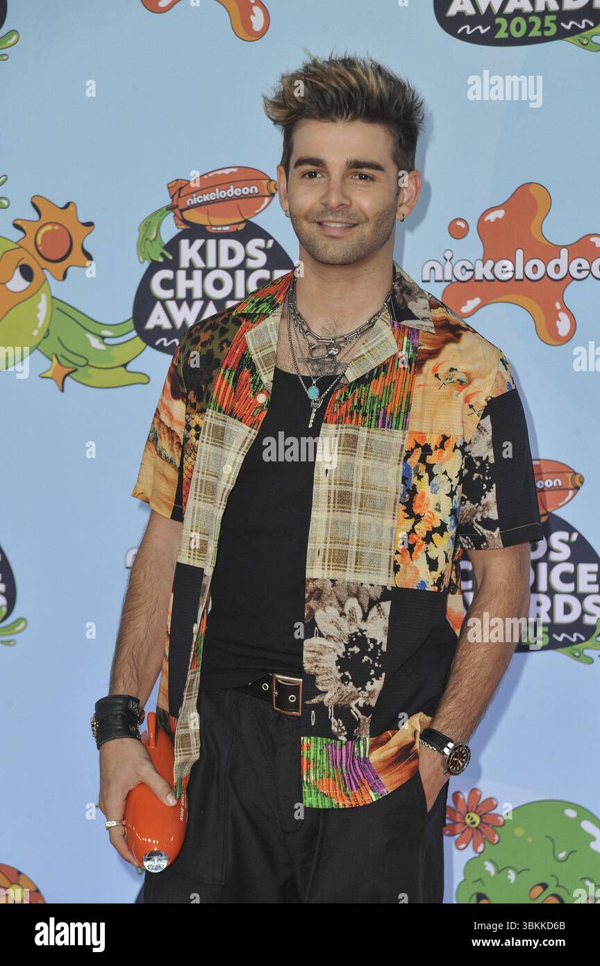 Jack Griffo at arrivals for Nickelodeon Kids Choice Awards 2025, Barker ...