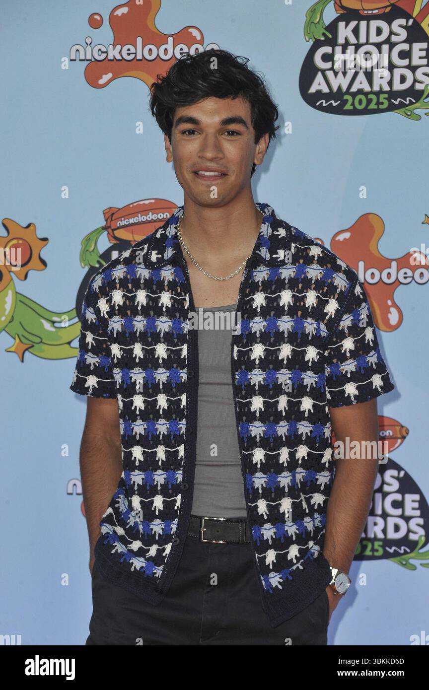 Jacob Rodriguez at arrivals for Nickelodeon Kids Choice Awards 2025 ...