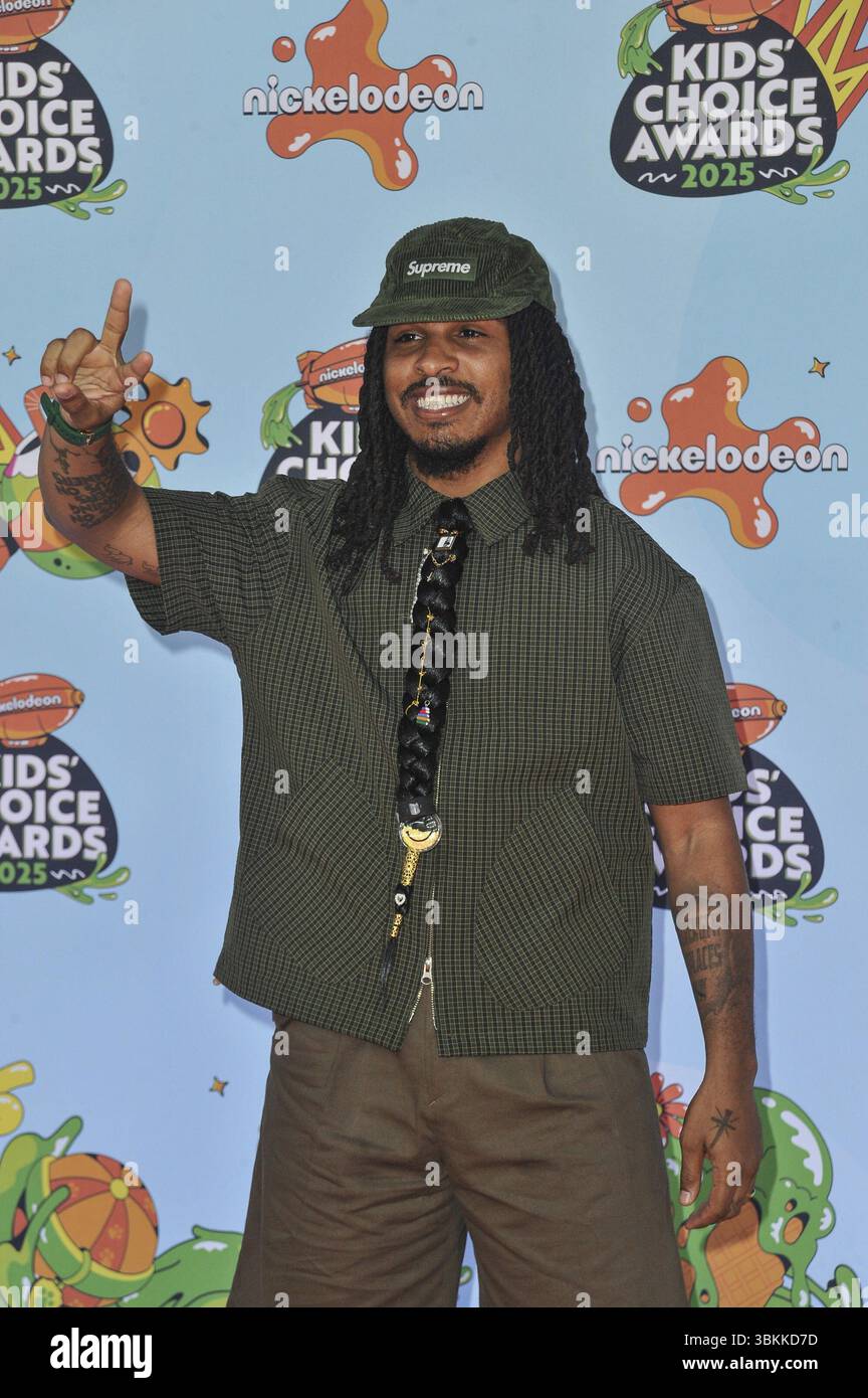 Keith Lee at arrivals for Nickelodeon Kids Choice Awards 2025, Barker ...