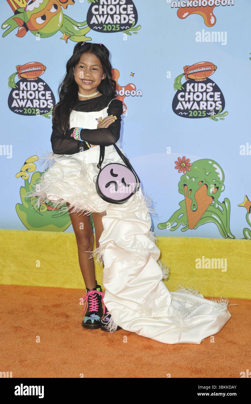 Maia Kealoha at arrivals for Nickelodeon Kids Choice Awards 2025 ...