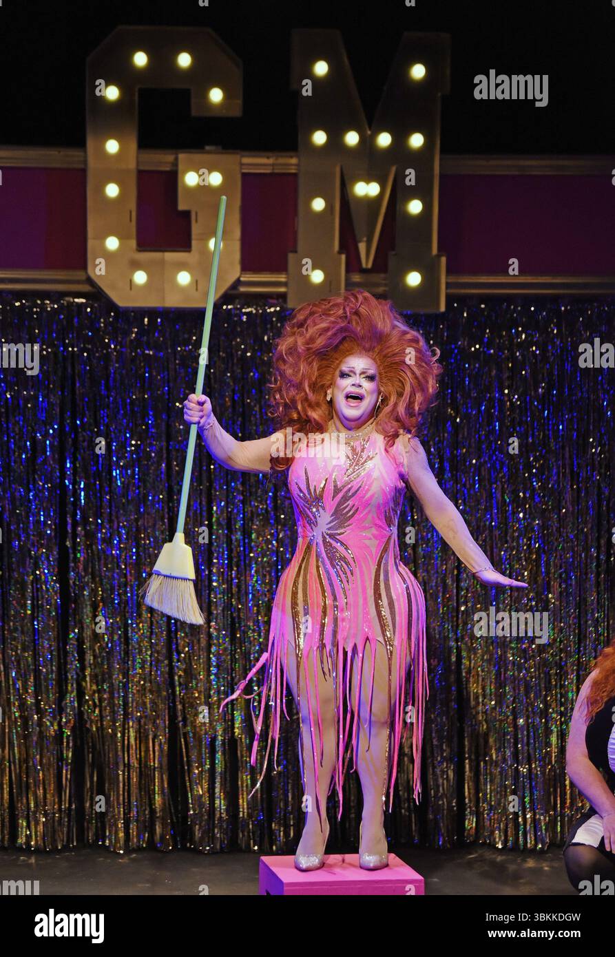 Ga. 21st June, 2025. Ginger Minj, Joshua Allen Eads on stage for Ginger ...