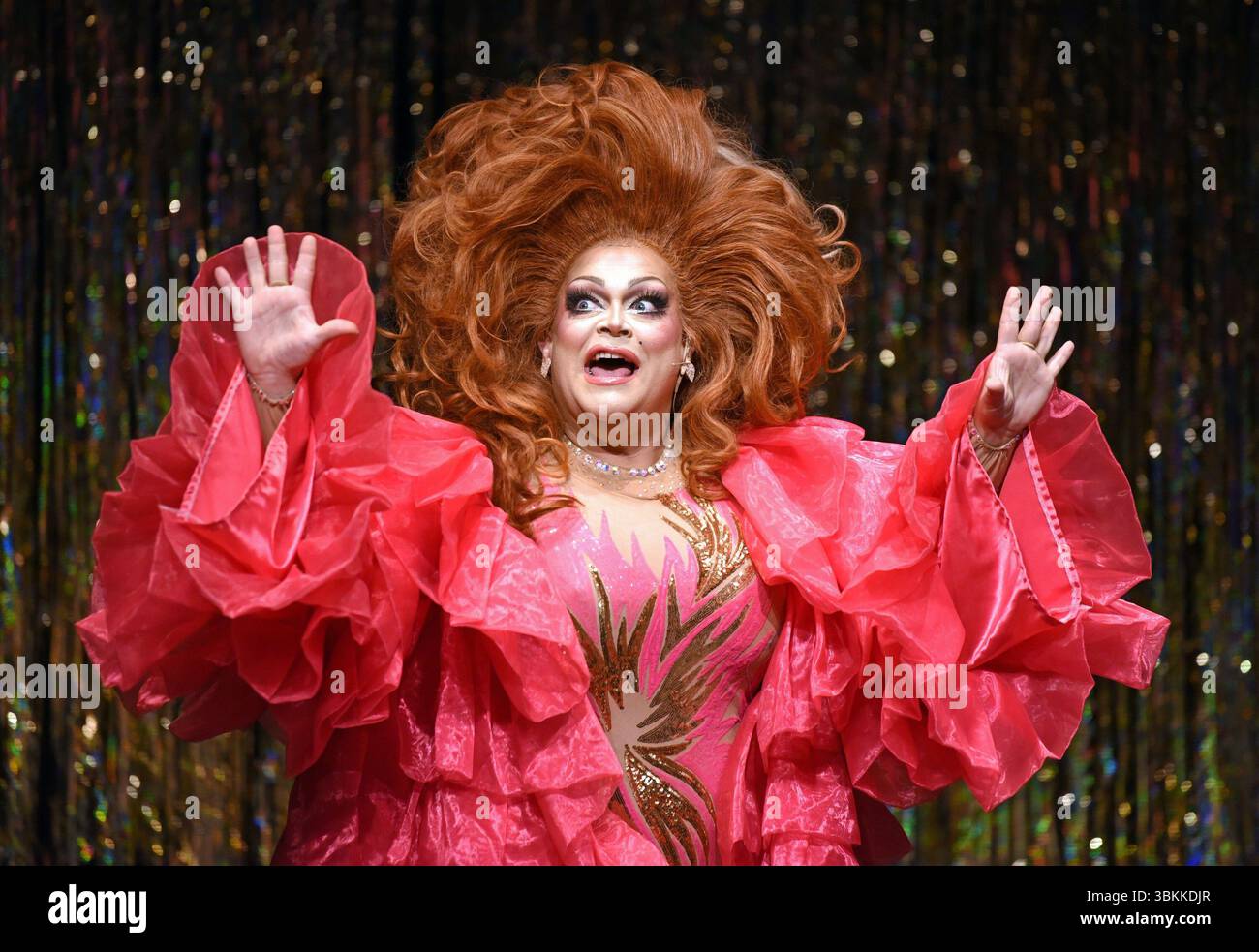 Ginger Minj, Joshua Allen Eads on stage for Ginger Minj in The Broad's ...