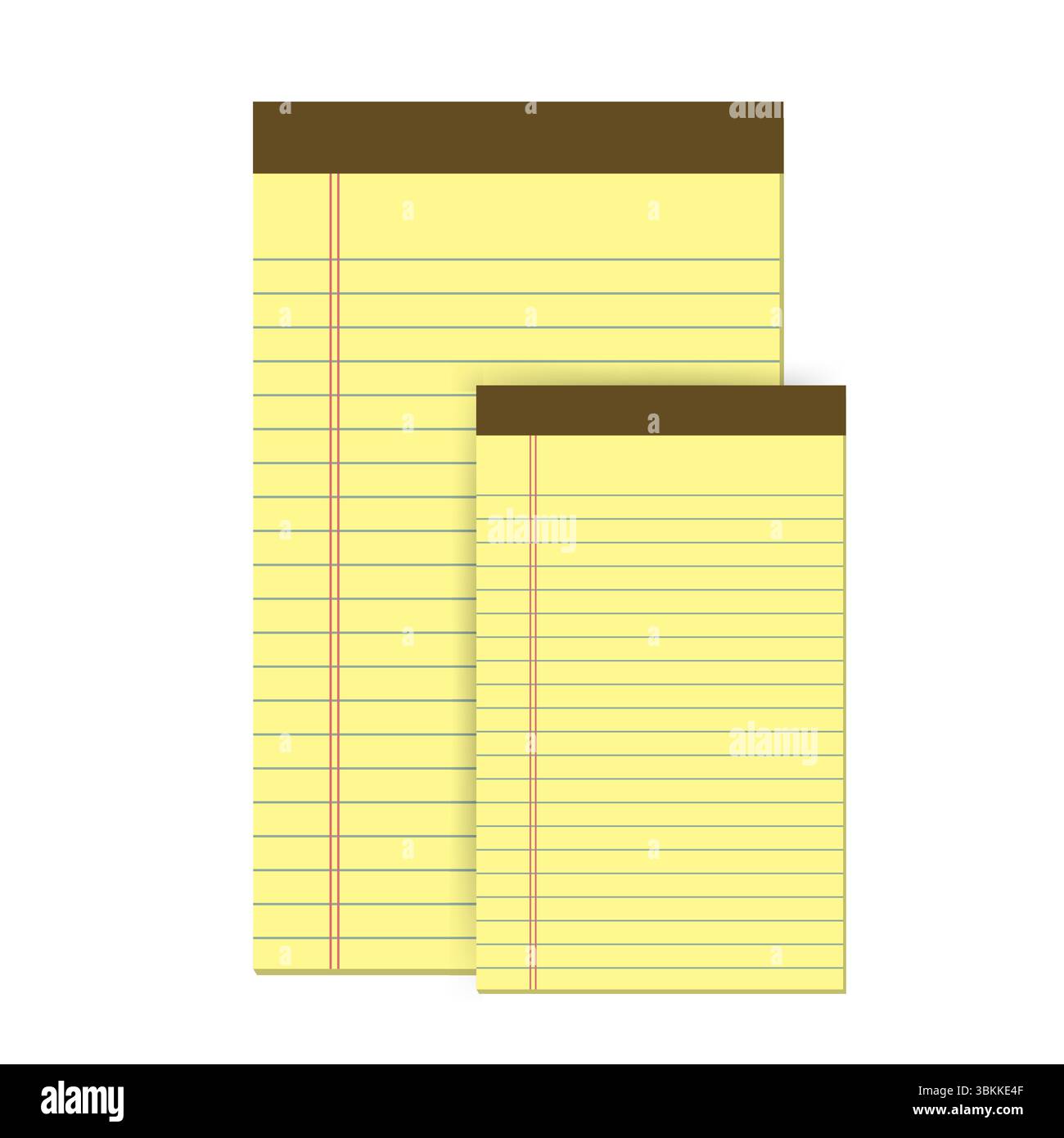Legal Yellow Paper. Legal pad. Lined yellow notebook paper for school ...