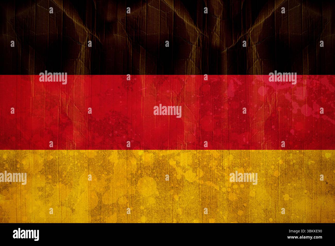 Germany flag in grunge effect Stock Photo - Alamy