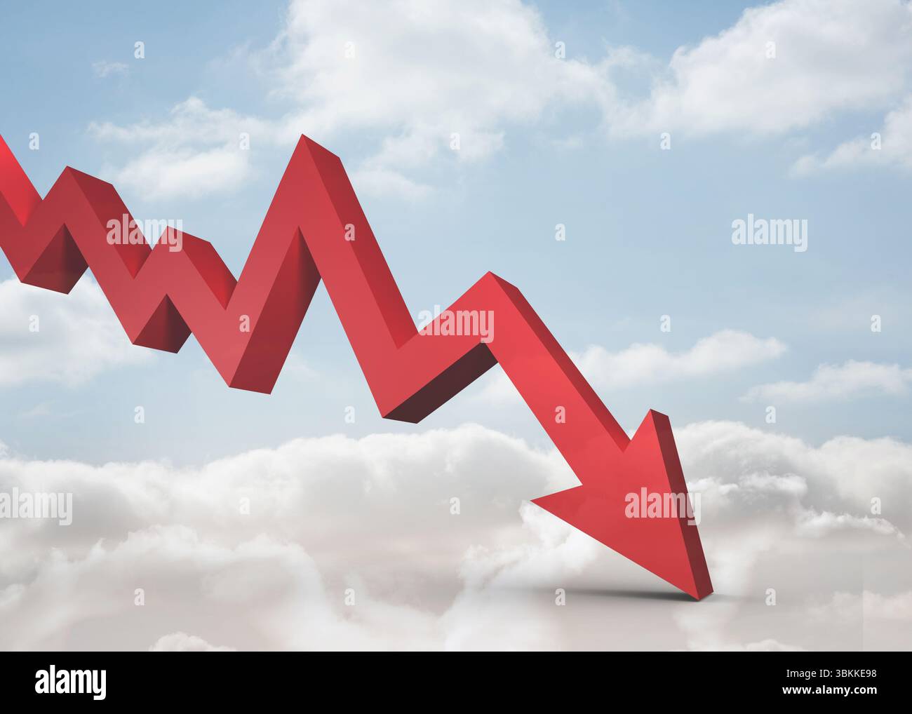 Blue arrow down icon hi-res stock photography and images - Alamy