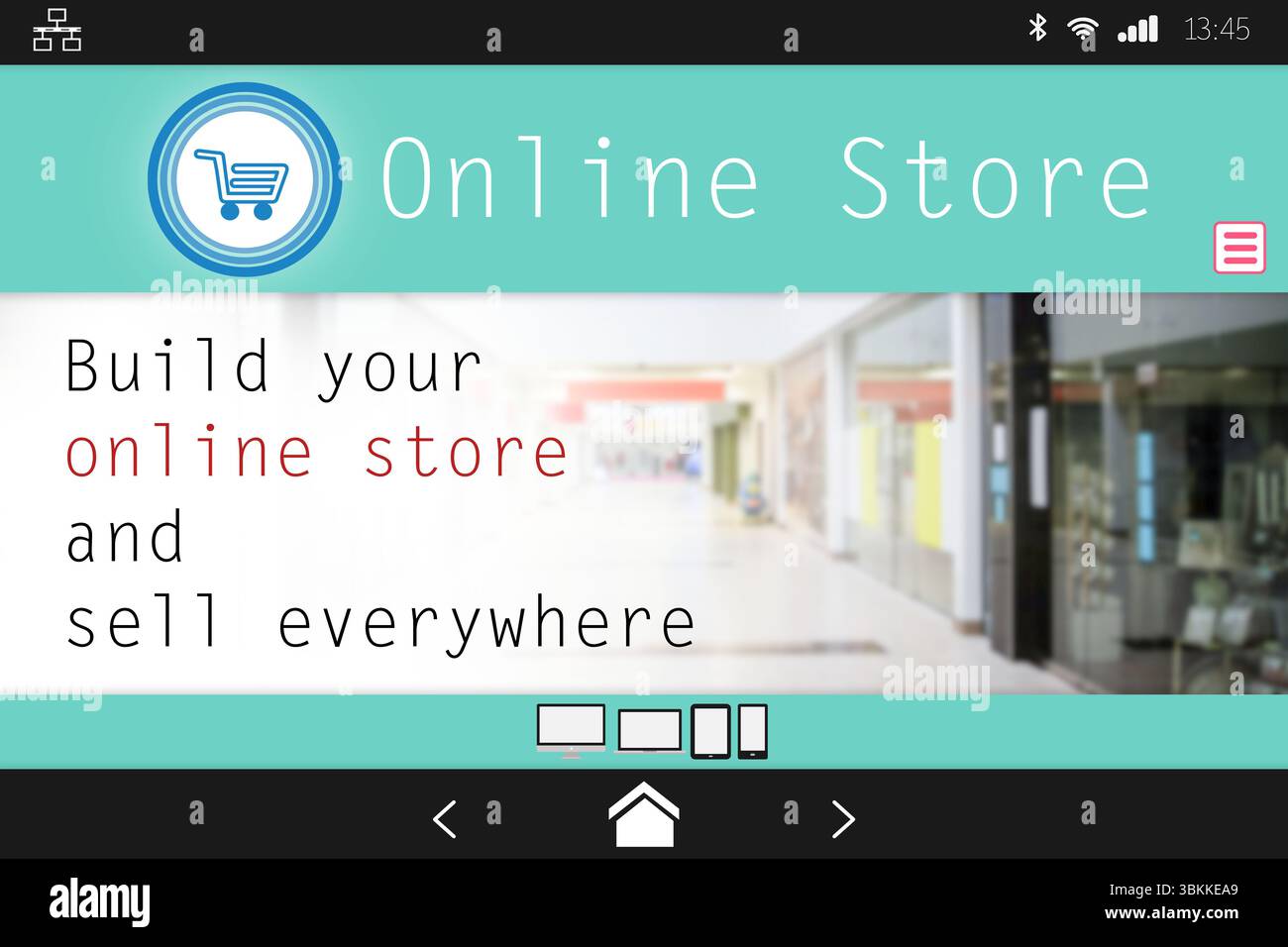 Online digital retail platform hi-res stock photography and images - Alamy