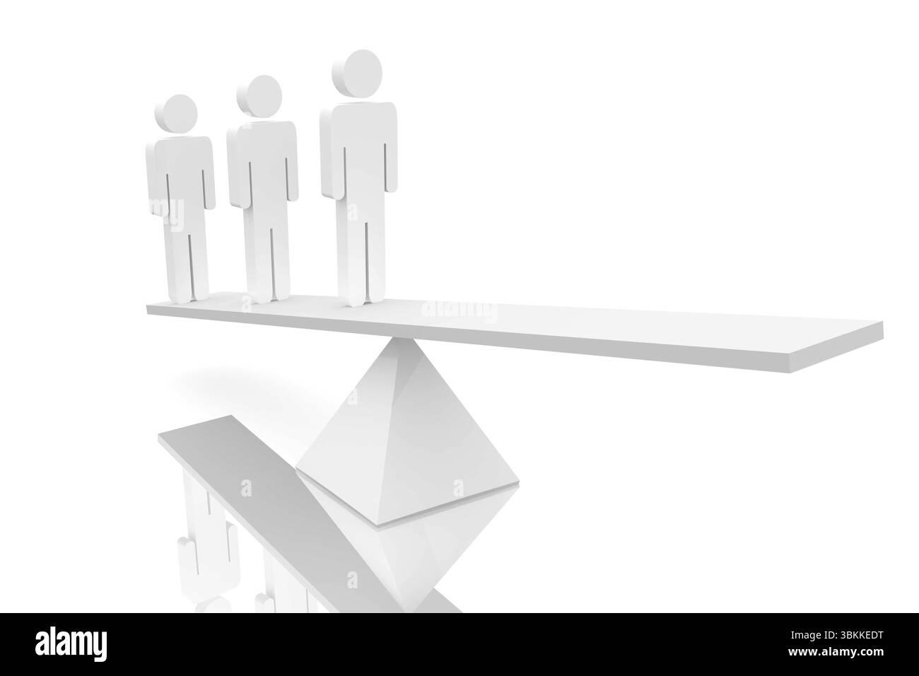 White scales with human figures Stock Photo - Alamy