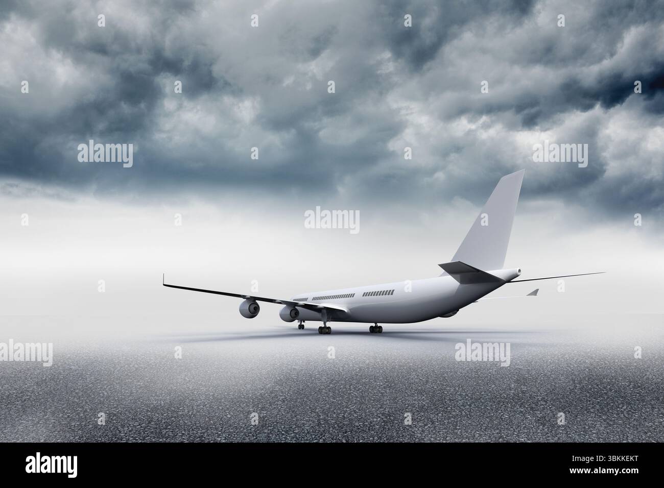 Realistic plane hi-res stock photography and images - Alamy