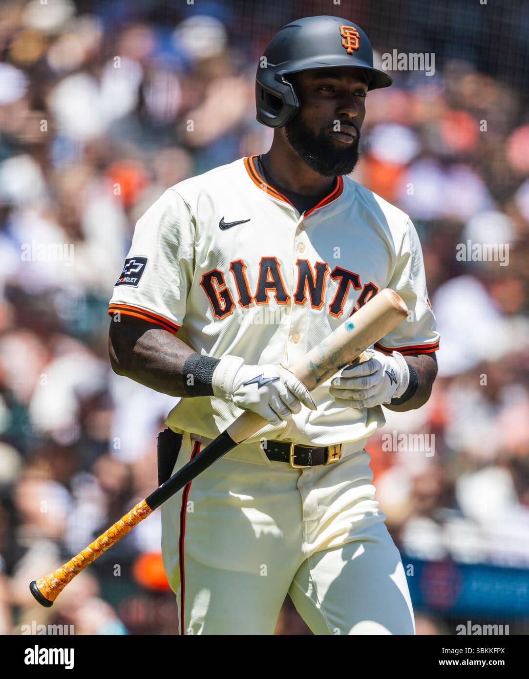 June 21 2025 San Francisco CA, U.S.A. San Francisco outfield Daniel ...