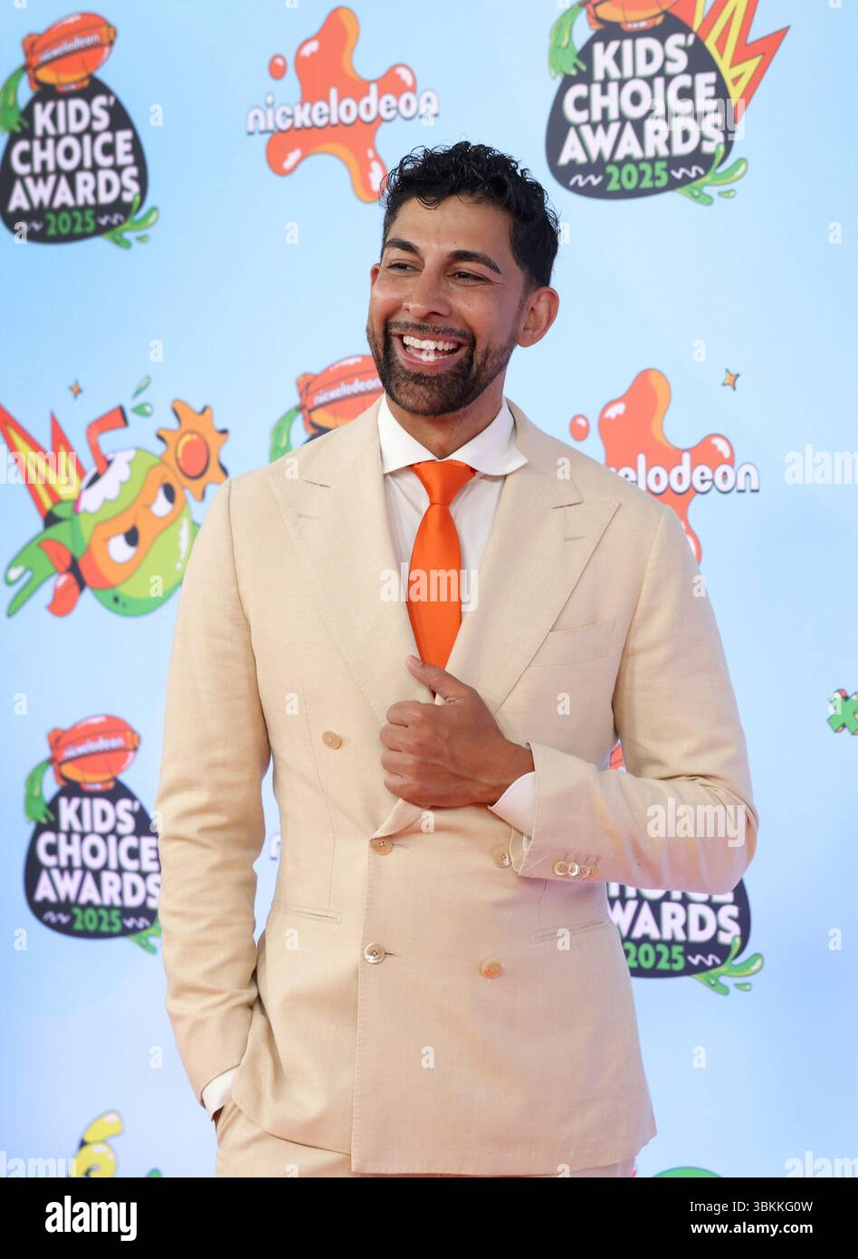 Dhar Mann attends the 2025 Nickelodeon's Kids' Choice Awards at Barker ...