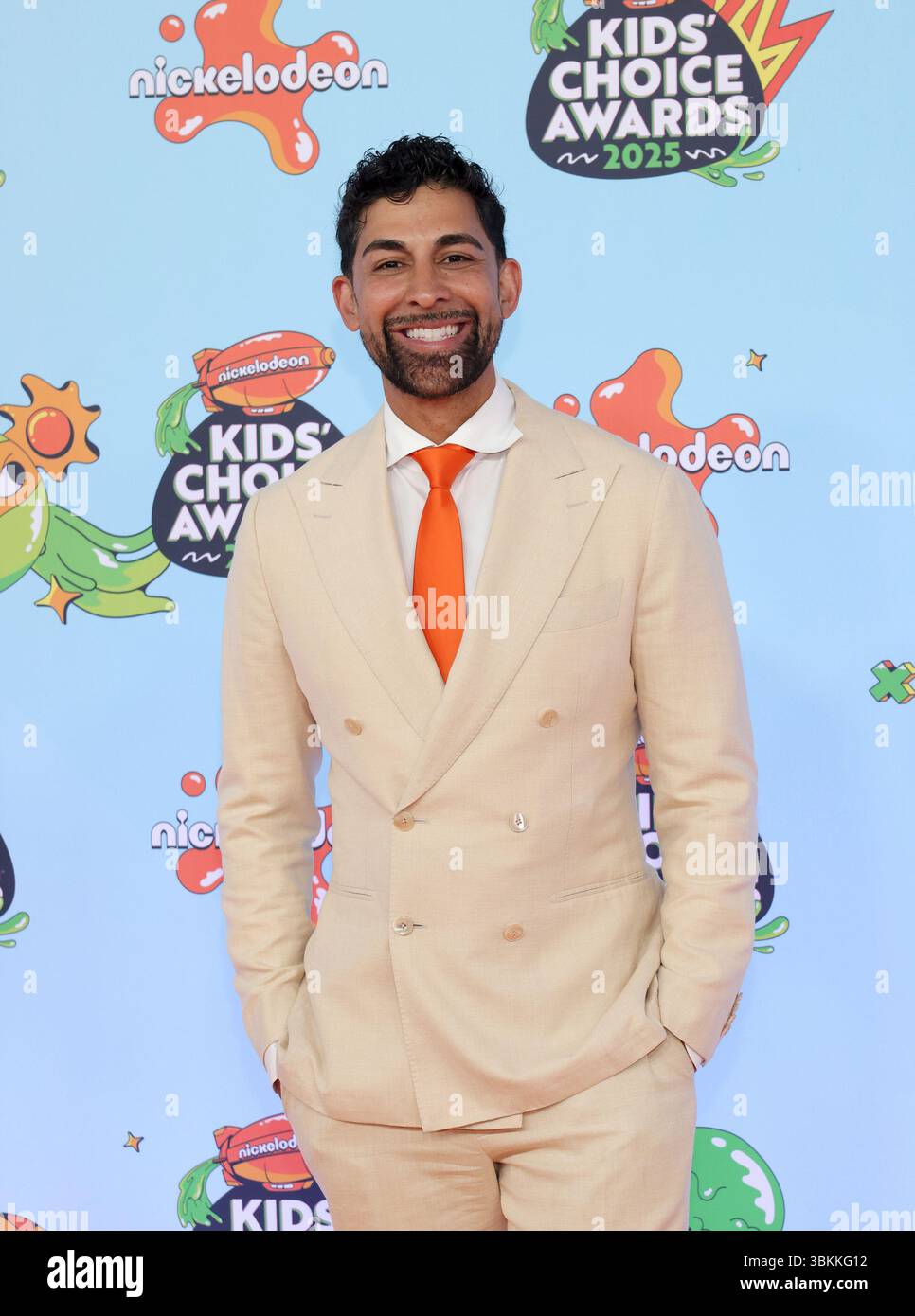 Dhar Mann attends the 2025 Nickelodeon's Kids' Choice Awards at Barker ...