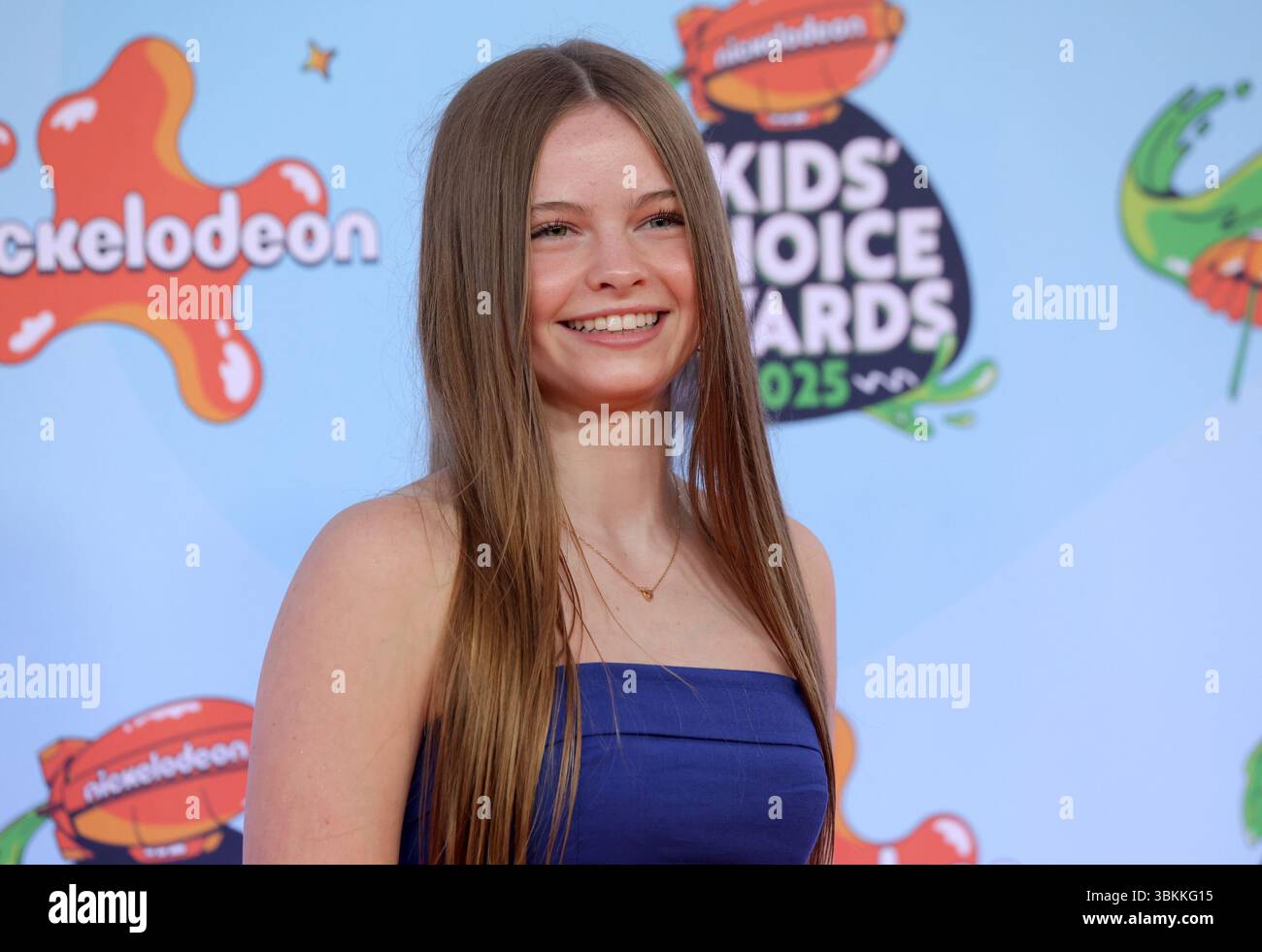 Salish Matter attends the 2025 Nickelodeon's Kids' Choice Awards at ...