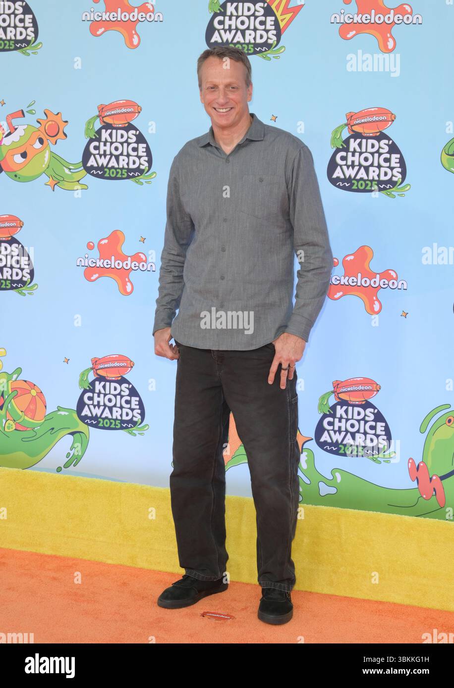 SANTA MONICA, USA. June 21, 2025: Tony Hawk at the 2025 Kids' Choice ...