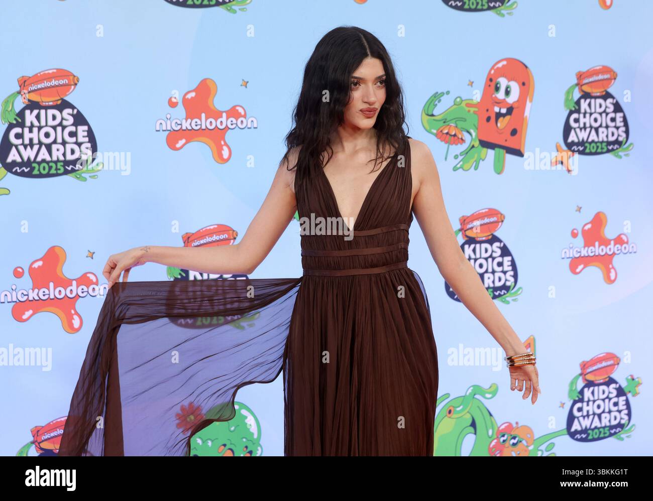 Fabiola Baglieri attends the 2025 Nickelodeon's Kids' Choice Awards at ...
