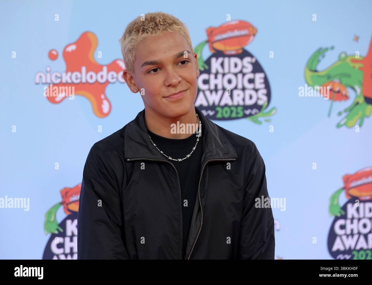 Trey Makai attends the 2025 Nickelodeon's Kids' Choice Awards at Barker ...
