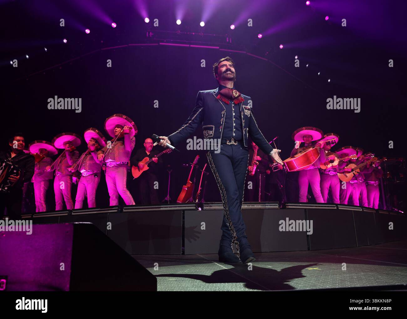 MIAMI, FL - JUNE 21: Alejandro Fernandez performs during Alejandro ...